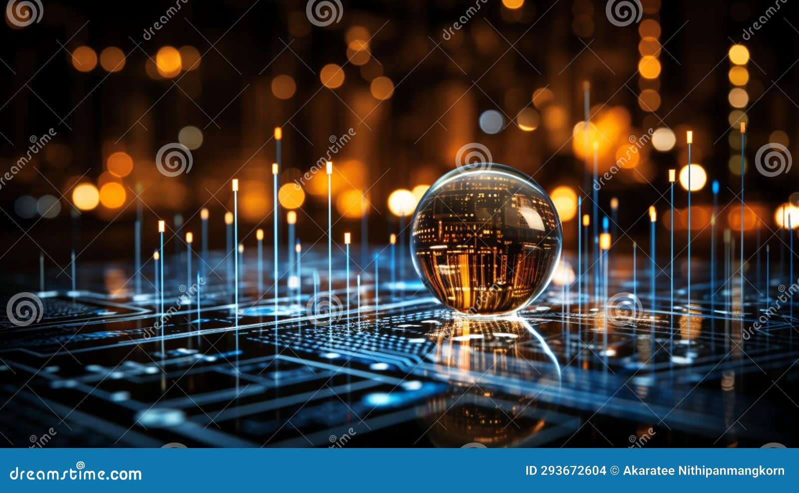 Data Visualization, Close Up Technology Digitalization, Optimization of ...