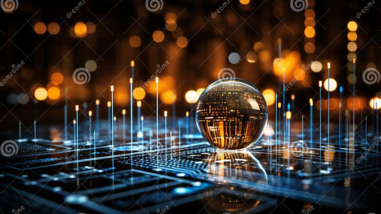 Data Visualization, Close Up Technology Digitalization, Optimization of ...