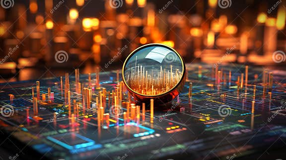 Data Visualization, Close Up Technology Digitalization, Optimization of ...