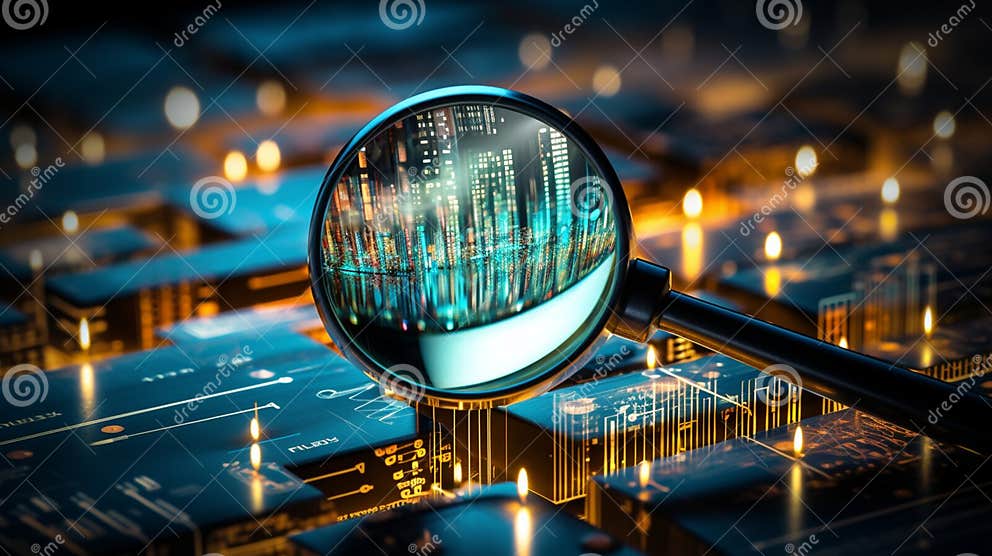 Data Visualization, Close Up Technology Digitalization, Optimization of ...