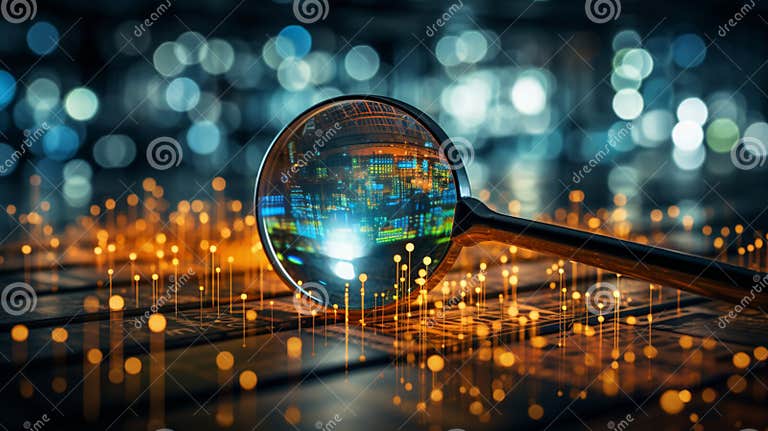 Data Visualization, Close Up Technology Digitalization, Optimization of ...