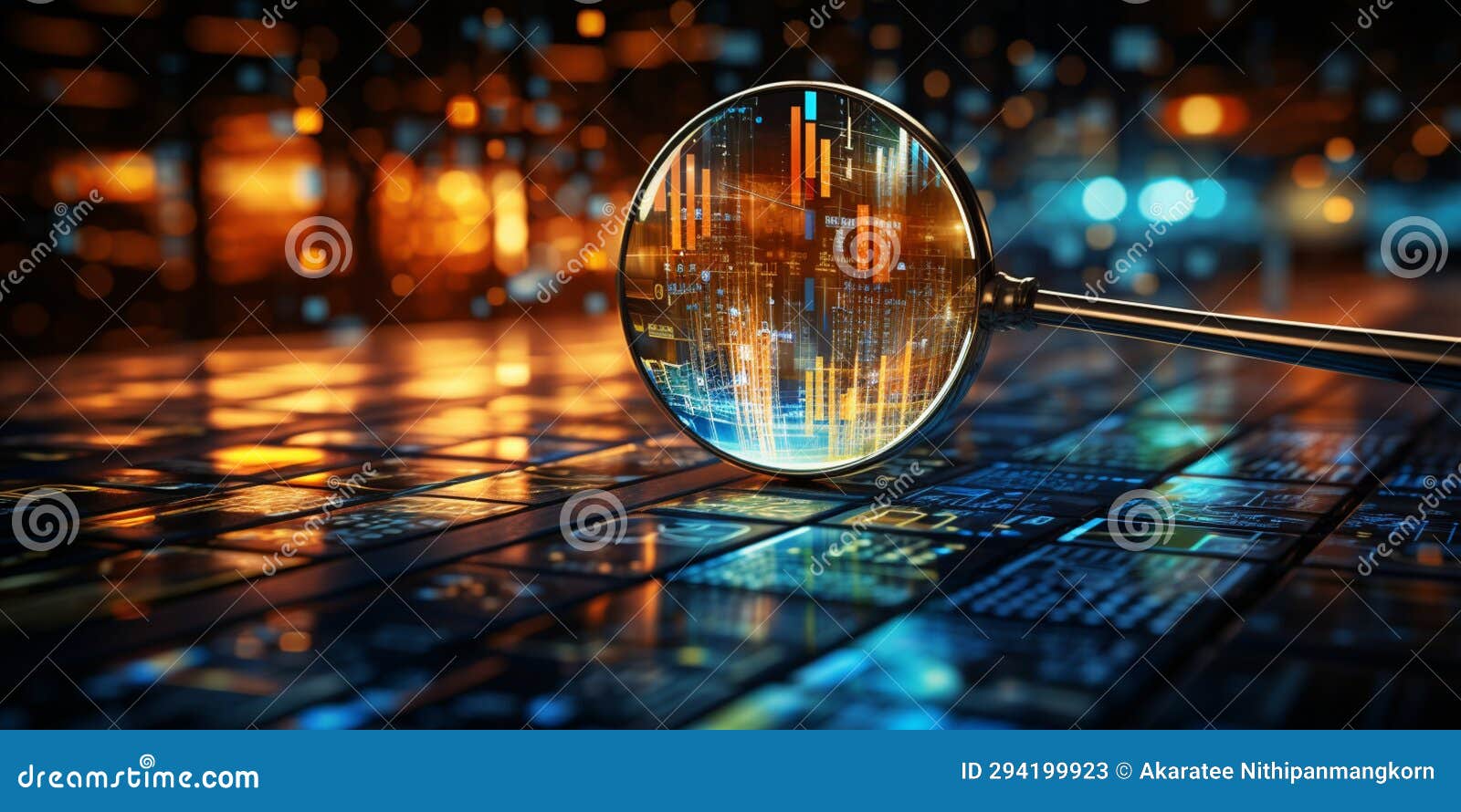 Data Visualization, Close Up Technology Digitalization, Optimization of ...