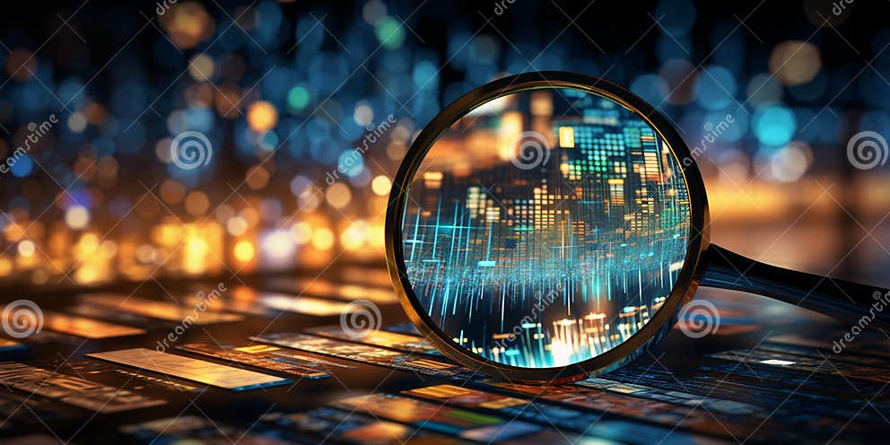 Data Visualization, Close Up Technology Digitalization, Optimization of ...