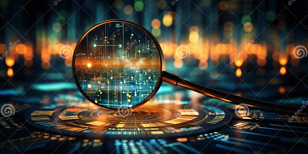 Data Visualization, Close Up Technology Digitalization, Optimization of ...