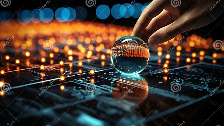 Data Visualization, Close Up Technology Digitalization, Optimization of ...