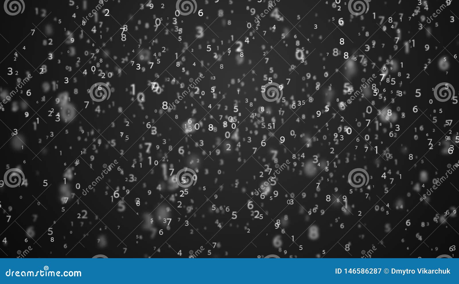 Data Visualization. Big Data. Digital Background. Information Code. 4k ...