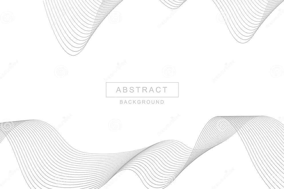 Data Visualization Dynamic Wave Pattern Vector Stock Vector