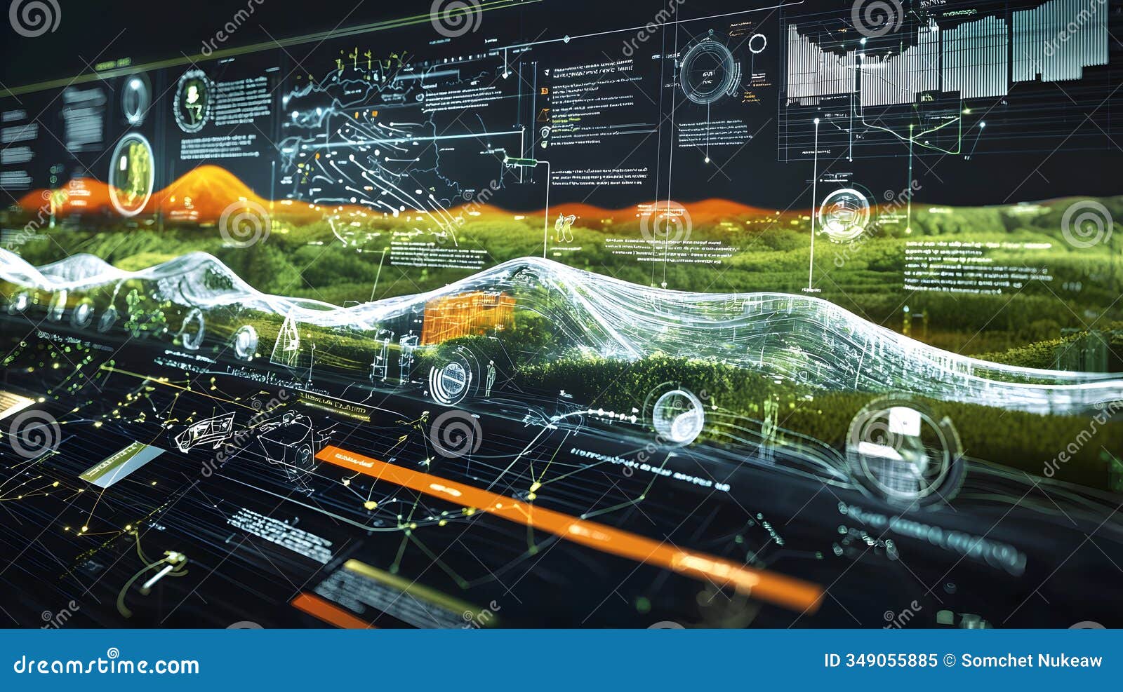 Data Visualization Event Digital Landscape Infographic Technology ...