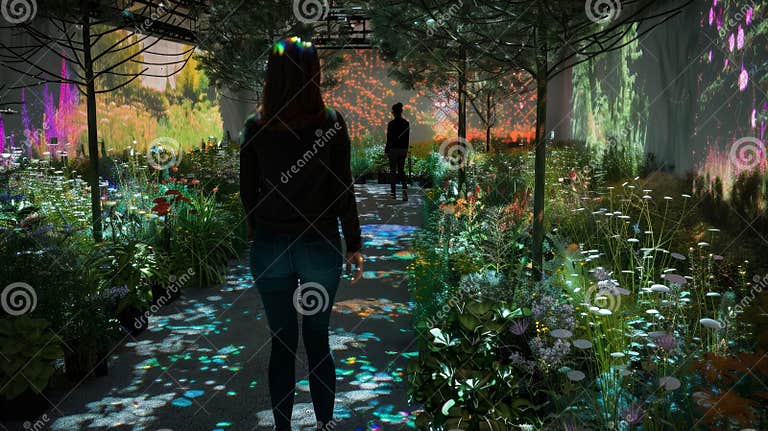 A Data Visualization Garden Where Attendees Can Walk through and ...