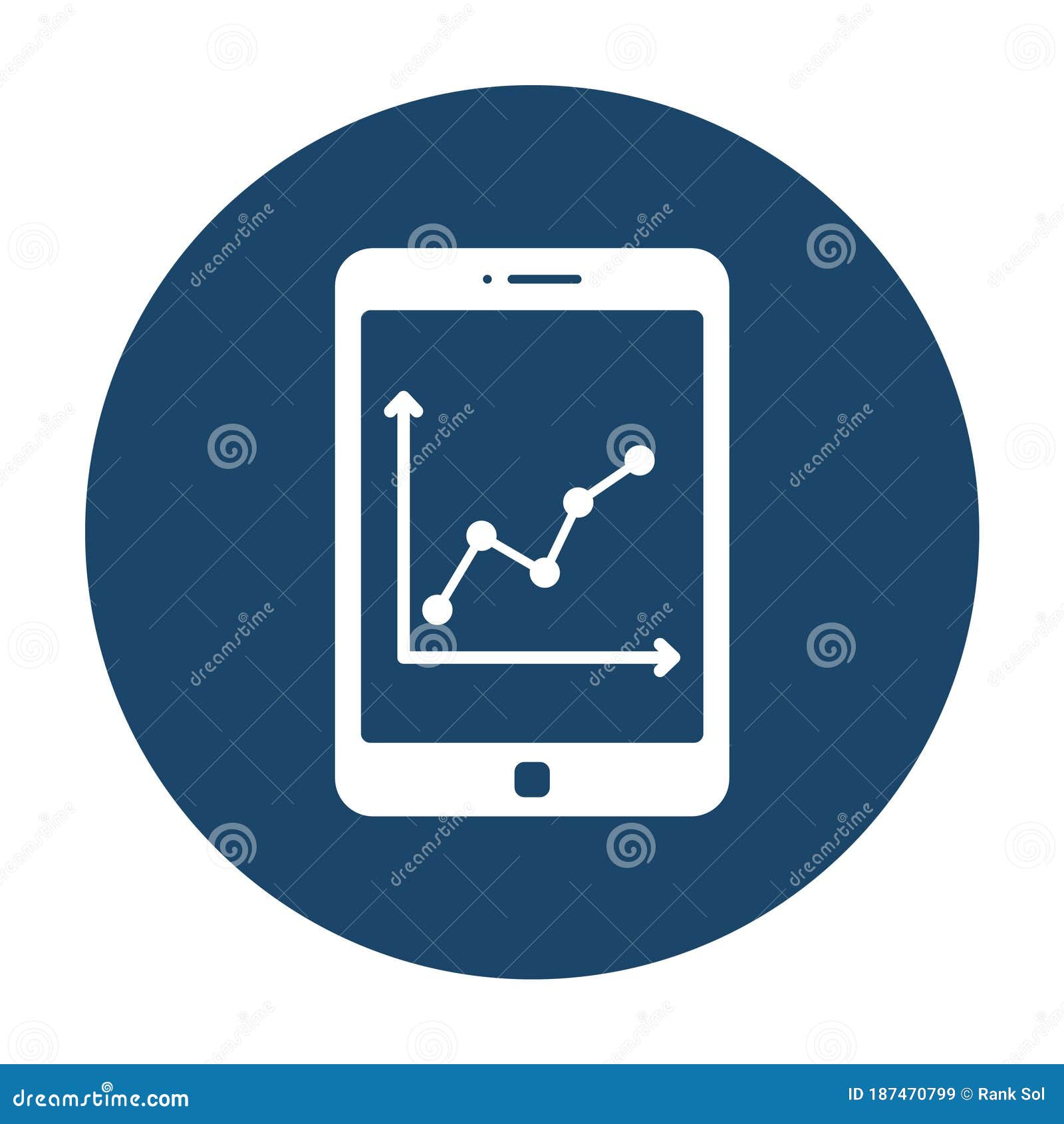 Data Visualization Glyph Style Vector Icon Which Can Easily Modify or ...