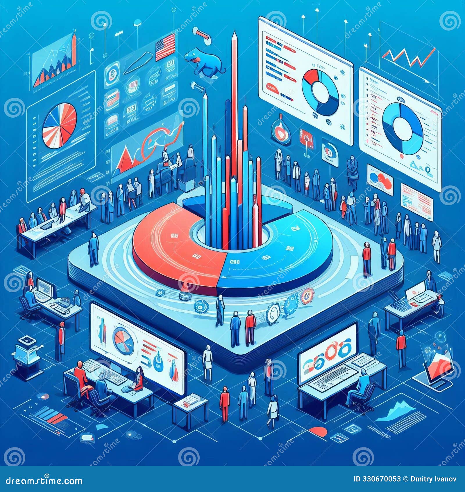 Data Visualization Graphics Use Data Visualization Techniques T Stock ...