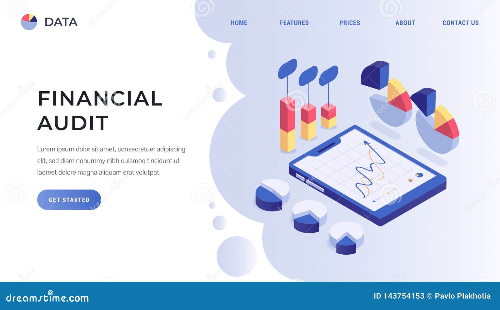 Data Visualization Illustration Stock Vector - Illustration of ...