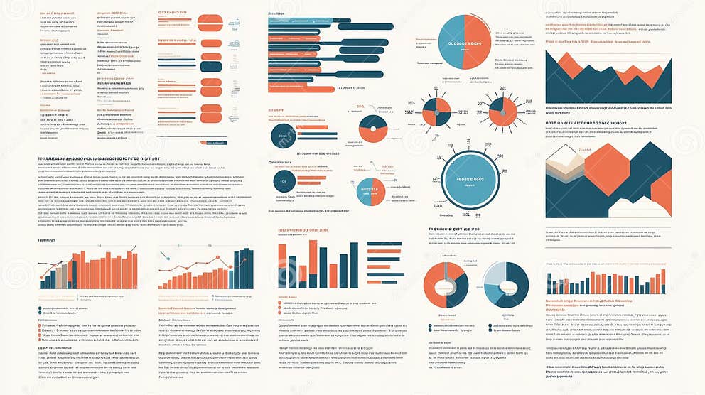 Data Visualization Infographic with Charts Graphs Text Perfect for ...