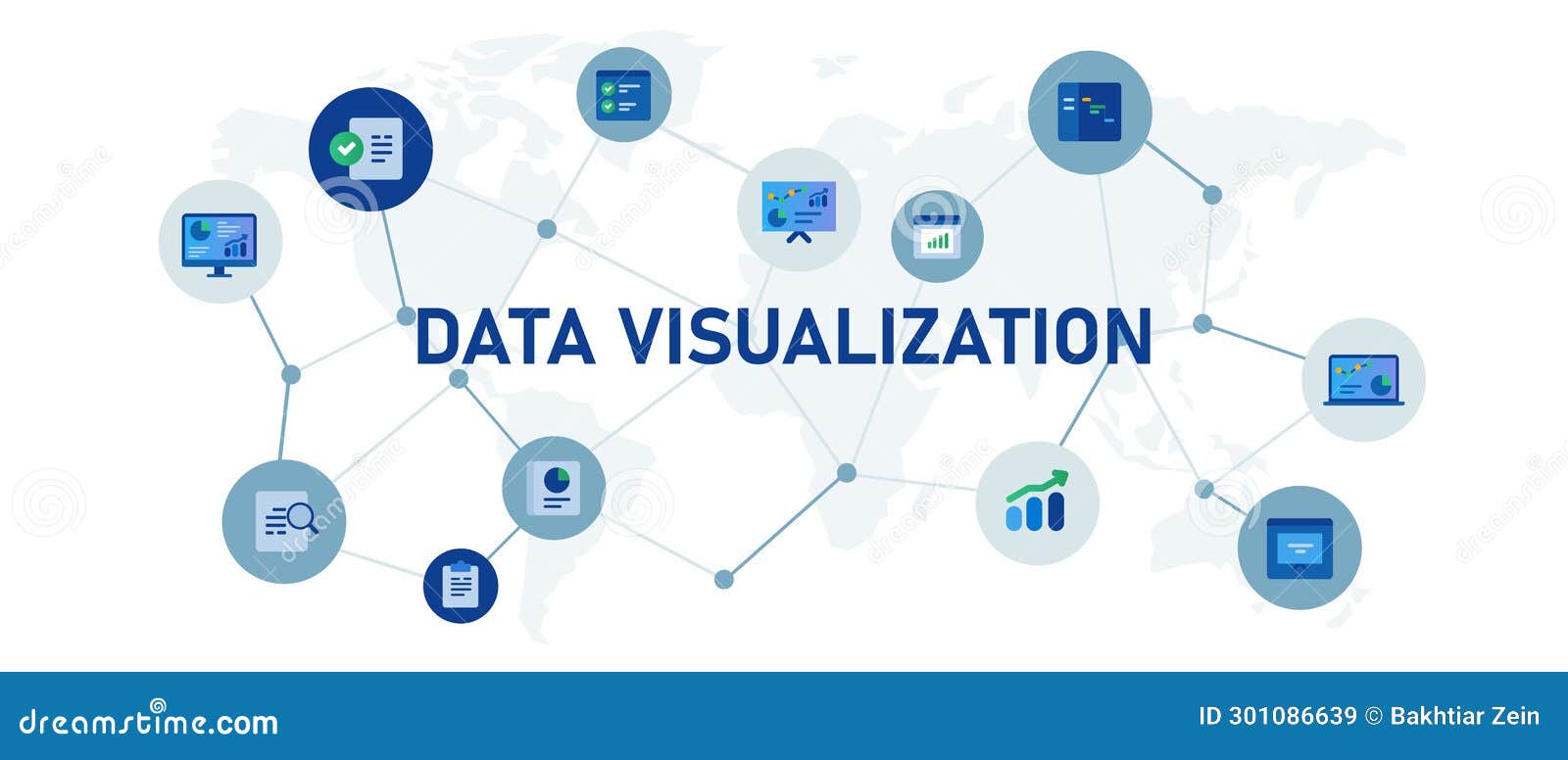 Data Visualization Metrics Analytics Visualization Concept Banner ...