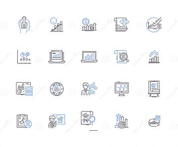 Data Visualization Outline Icons Collection. Data, Visualization, Chart ...