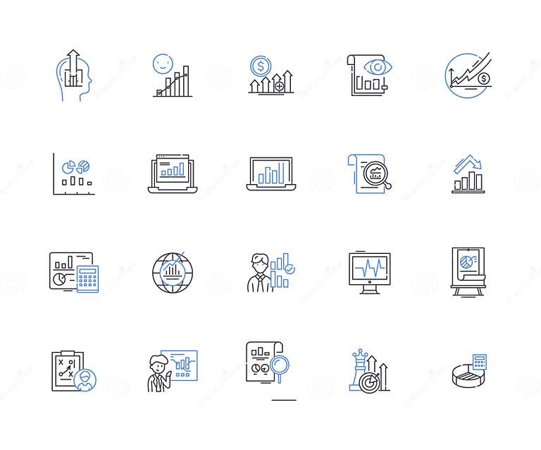 Data Visualization Outline Icons Collection. Data, Visualization, Chart ...
