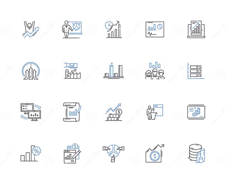 Data Visualization Outline Icons Collection. Data, Visualization, Chart ...
