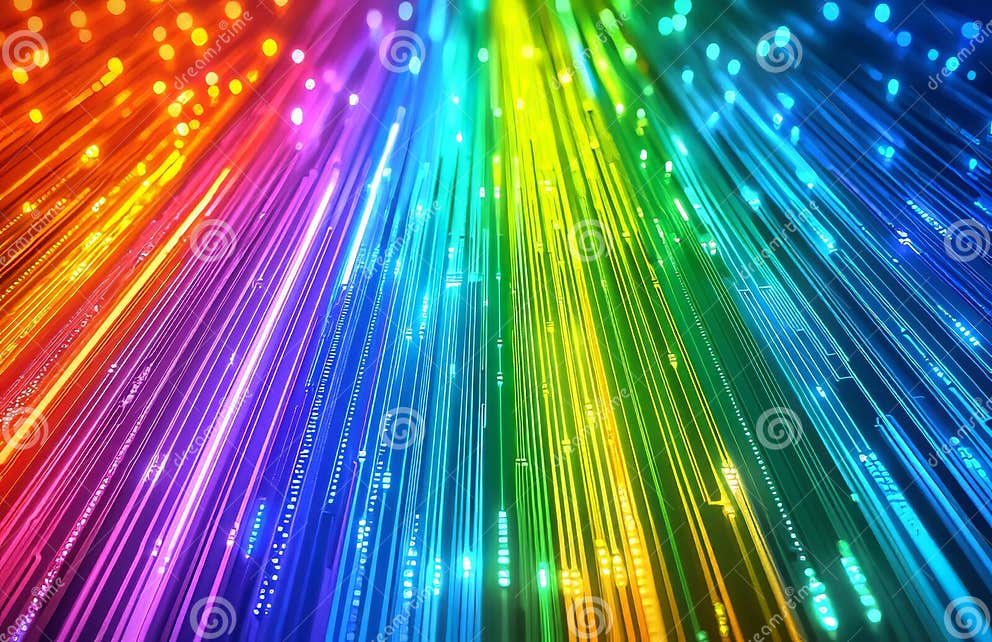 Data Visualization with Rainbow Colors, Showing the Diversity and ...