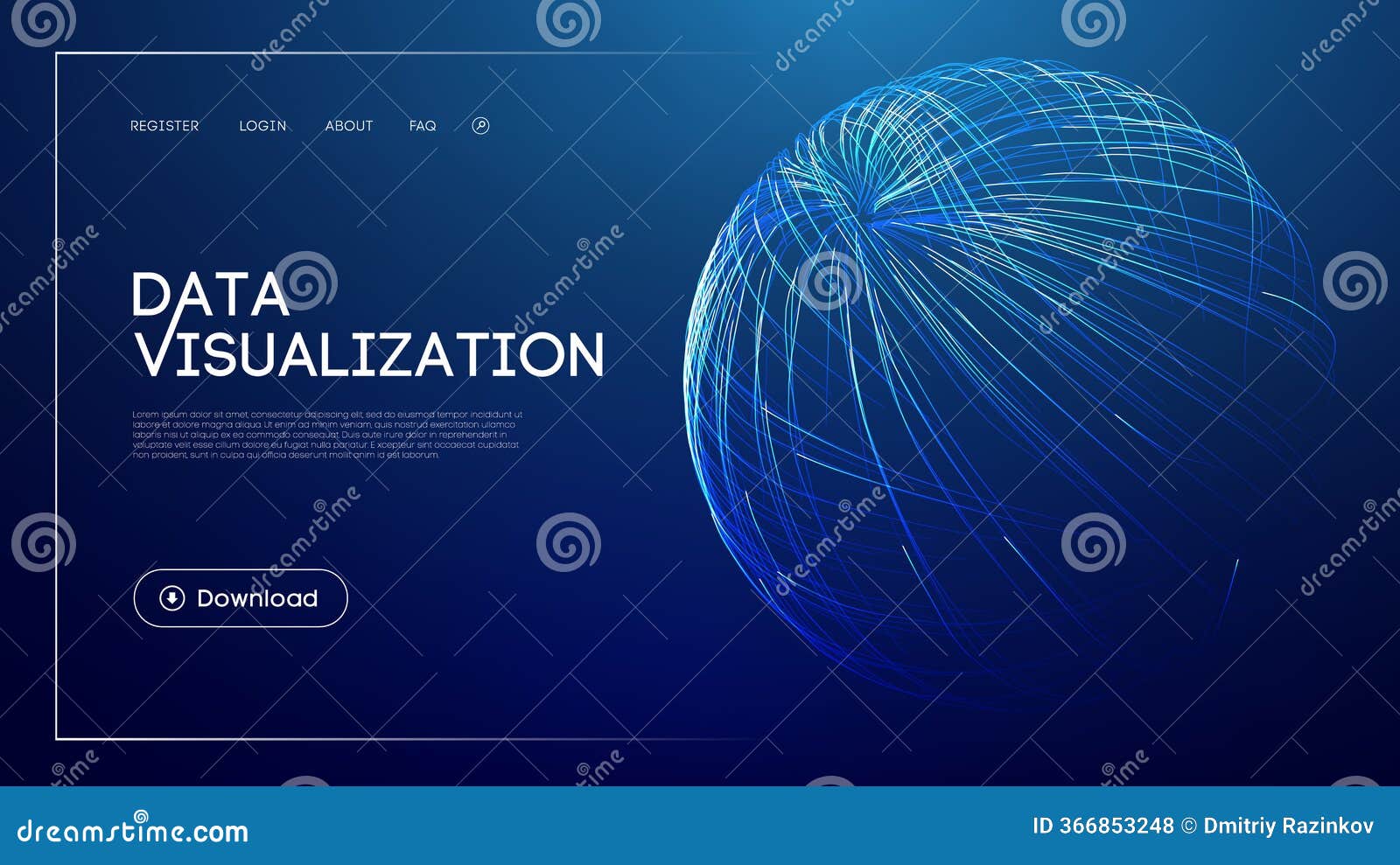 Visualization Technology Charts Stock Illustration | CartoonDealer.com ...