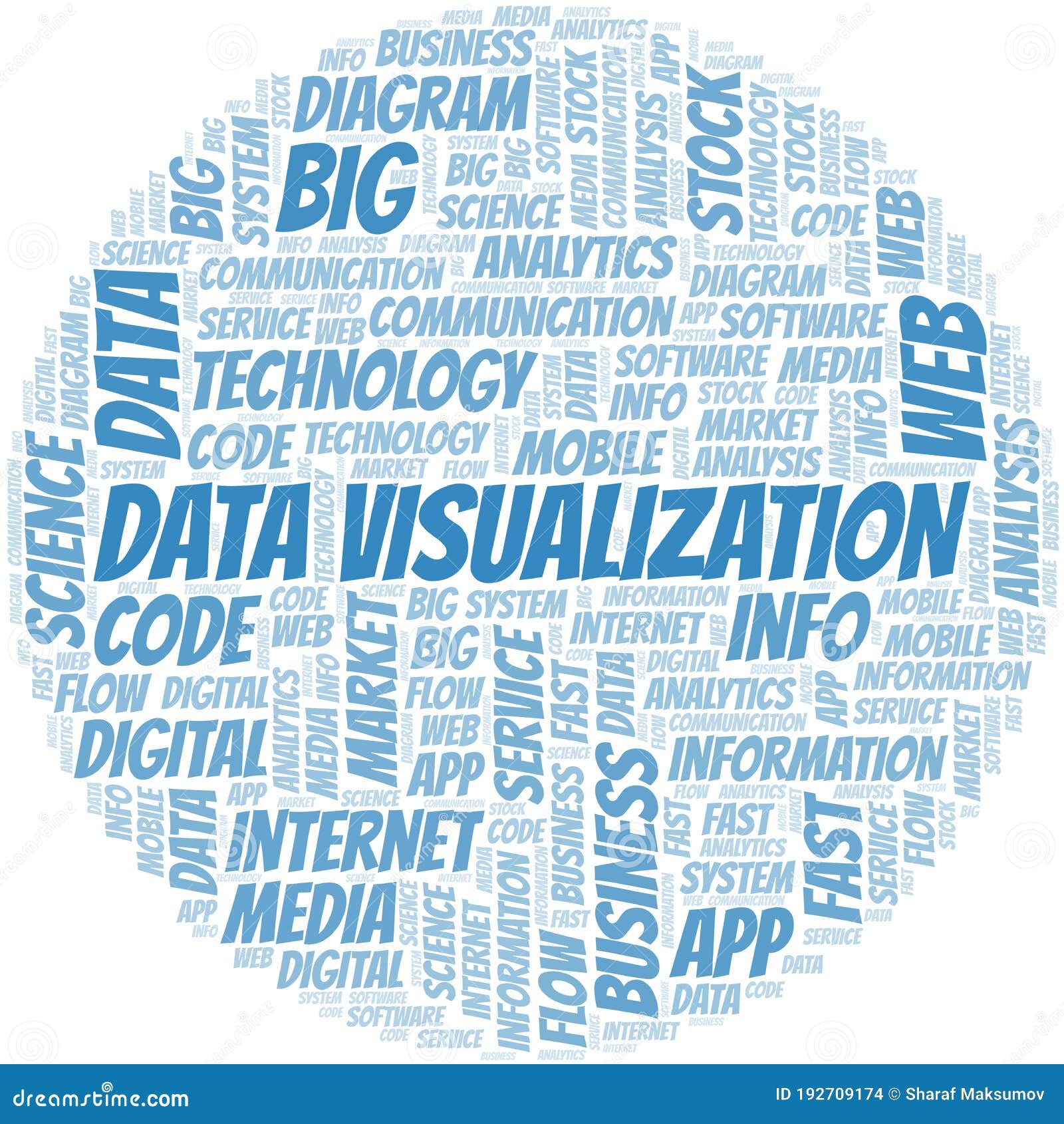 Data Visualization Vector Word Cloud, Made with Text only. Stock Vector ... Data Visualization Vector Word Cloud, Made with Text only. Stock Vector ...