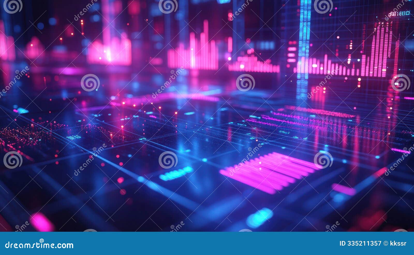 Data Visualization, a Visual Display of Data Featuring a Table and a ...