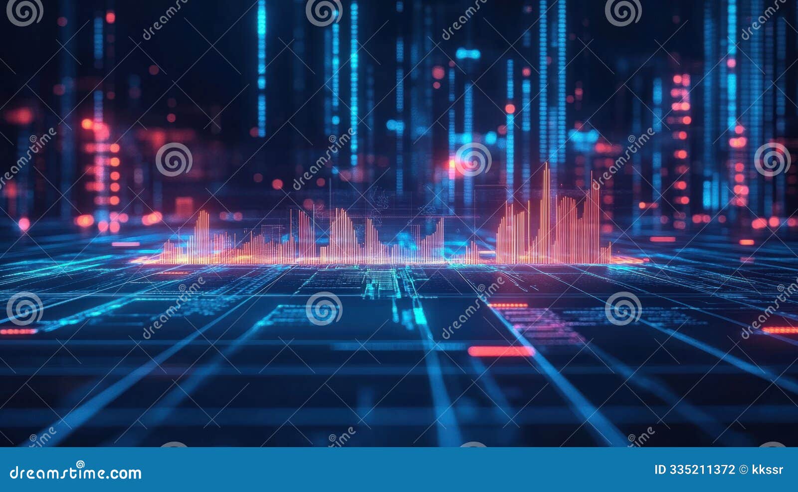 Data Visualization, a Visual Display of Data Featuring a Table and a ...