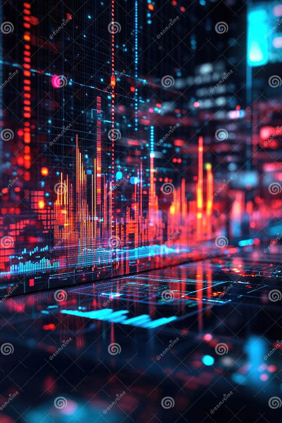 Data Visualization, a Visual Display of Data Featuring a Table and a ...