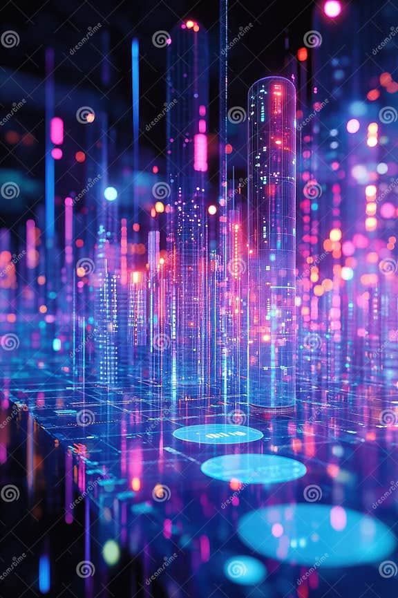 Data Visualization, a Visual Display of Data Featuring a Table and a ...