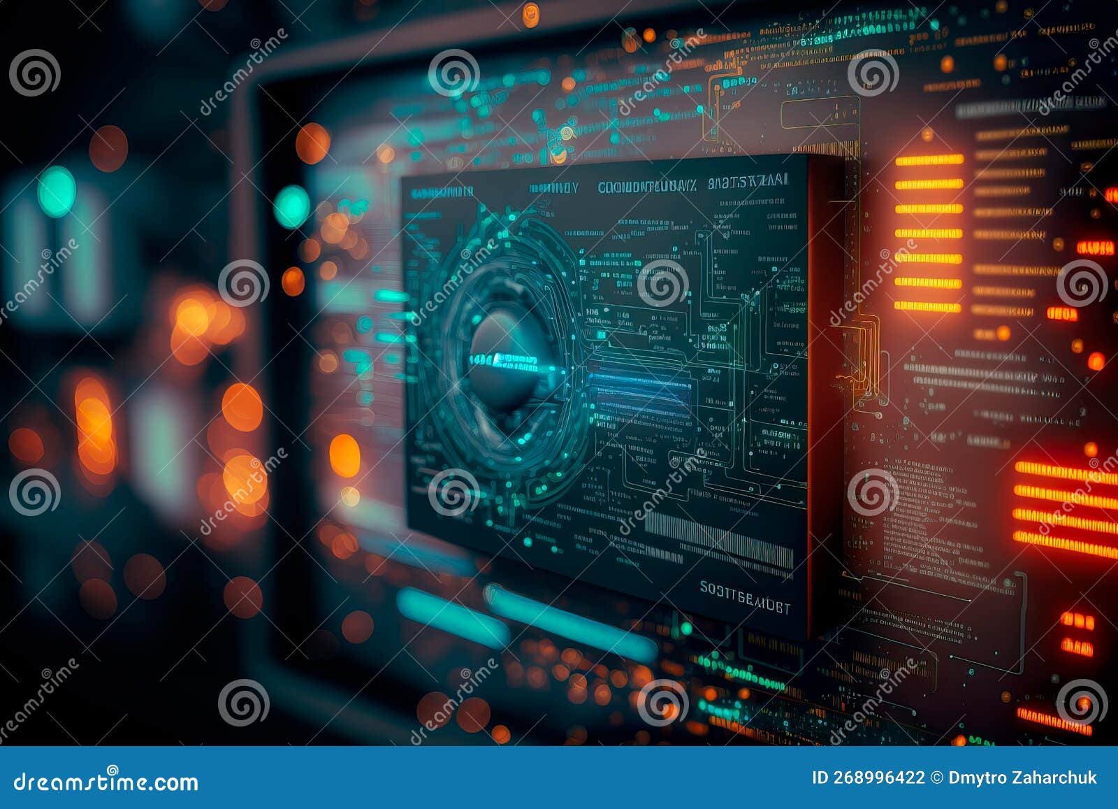 Data Volume Analysis and Informatics Data Structure Generative AI Stock Photo - Image of ...