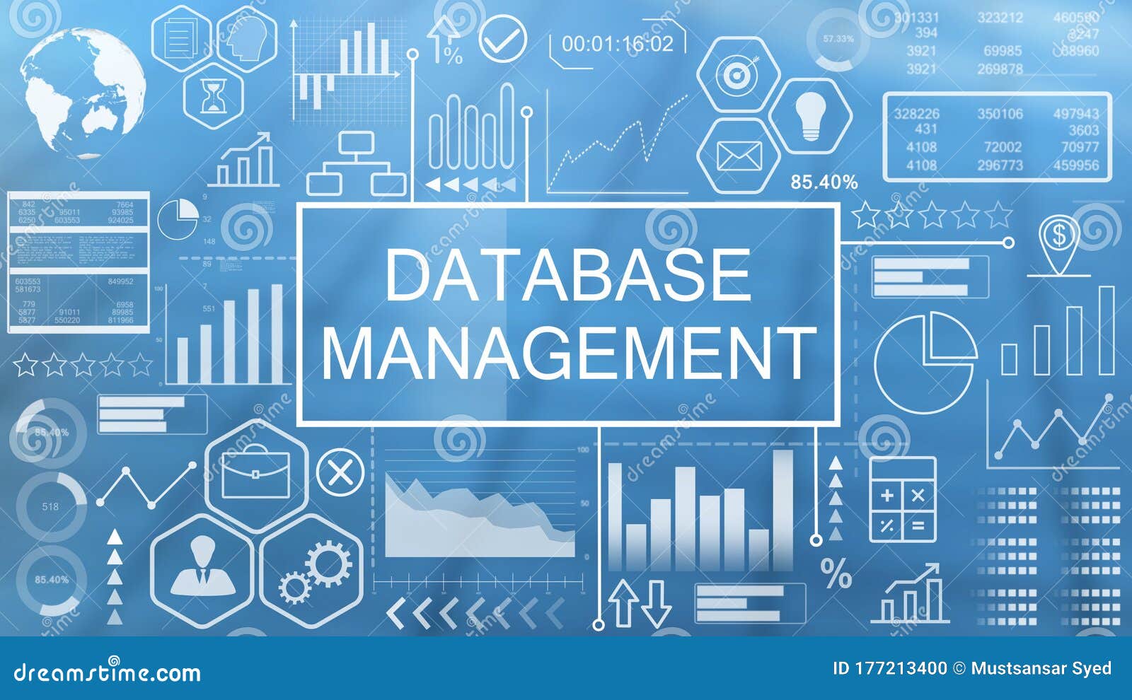 Data Volume, Animated Typography Stock Illustration - Illustration of ...