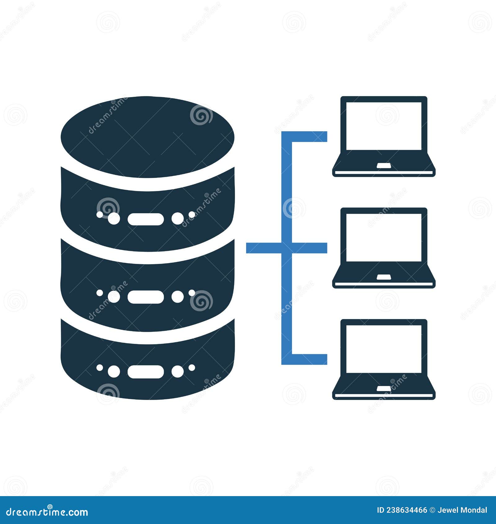 Data, Warehouse, Database, Host, Hosting Icon. Editable Vector Graphics ...