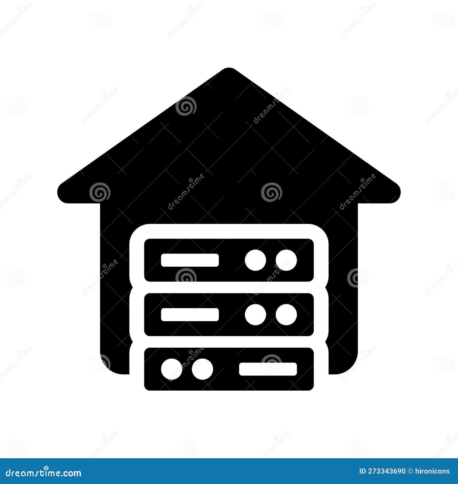 Data warehouse icon stock illustration. Illustration of datum - 273343690