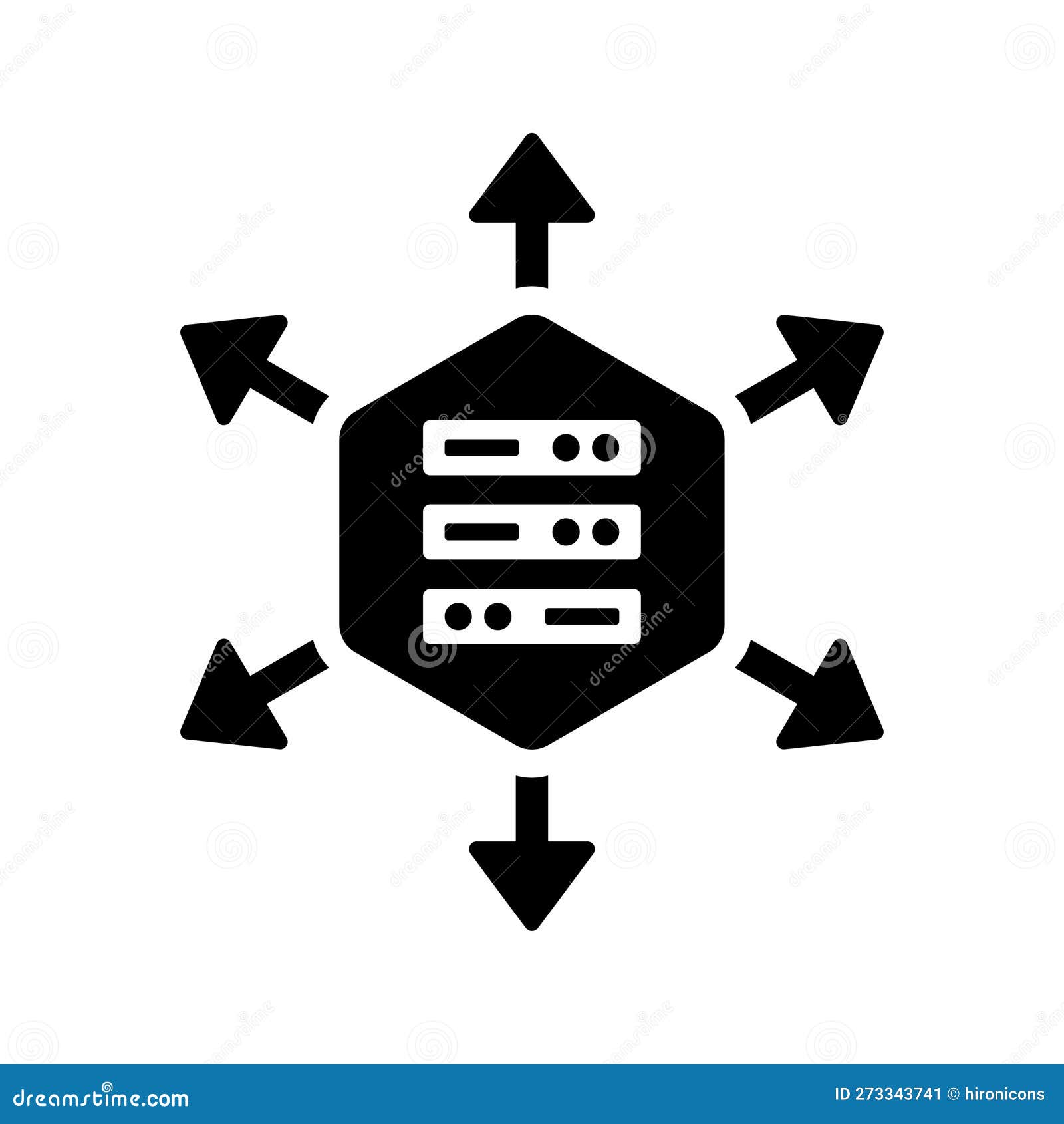 Data warehouse icon stock illustration. Illustration of mining - 273343741