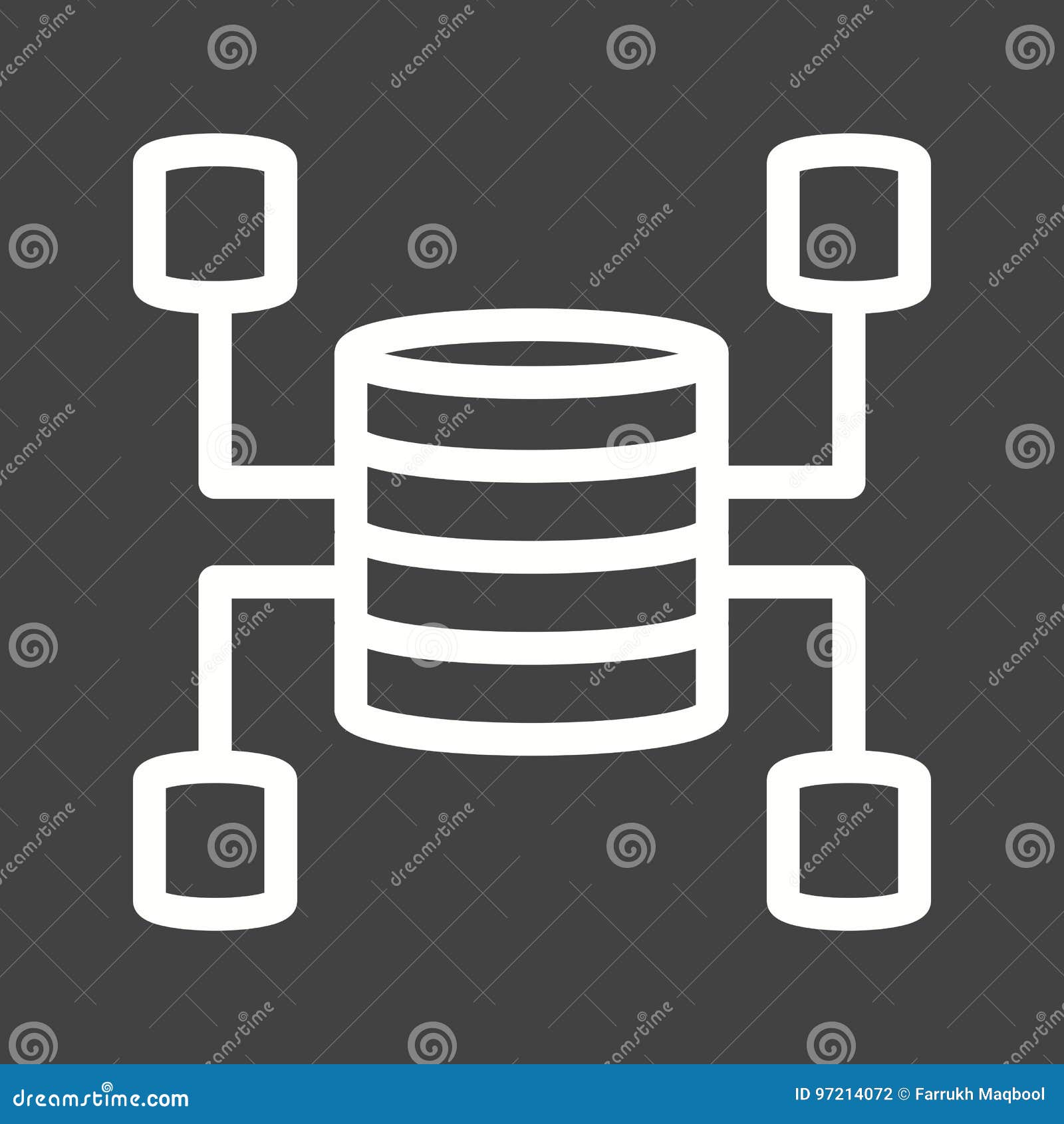 Data Warehouse stock vector. Illustration of warehouse - 97214072