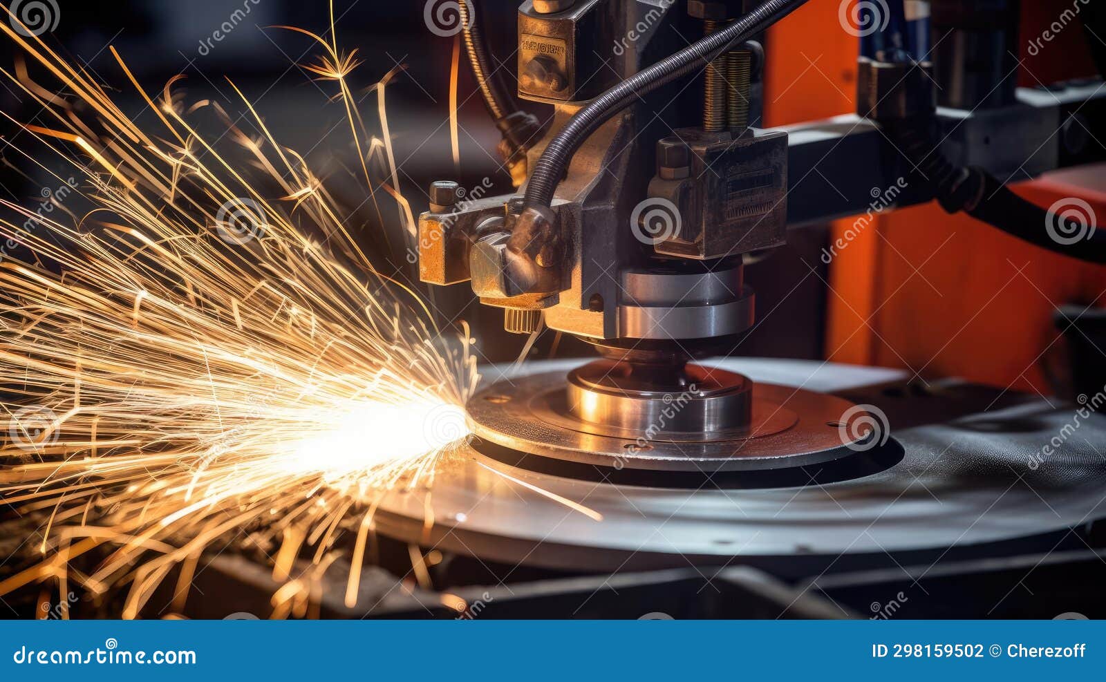 Data Welding Process by Automatic Welding Stock Illustration ...