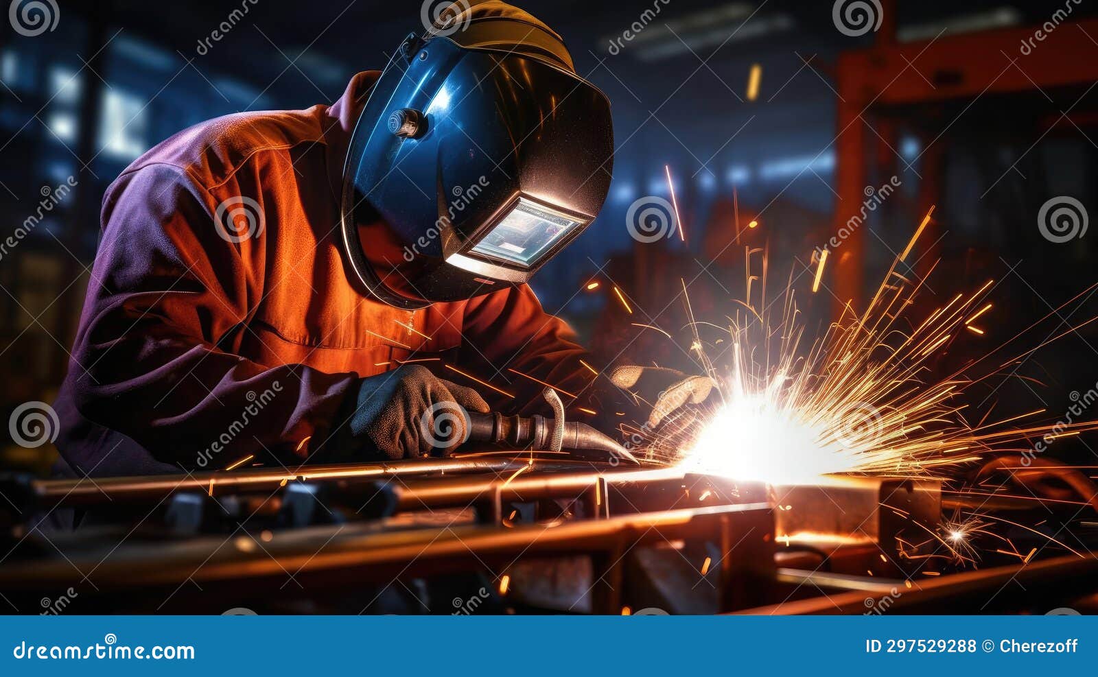 Data Welding Process by Automatic Welding Stock Photo - Image of ...