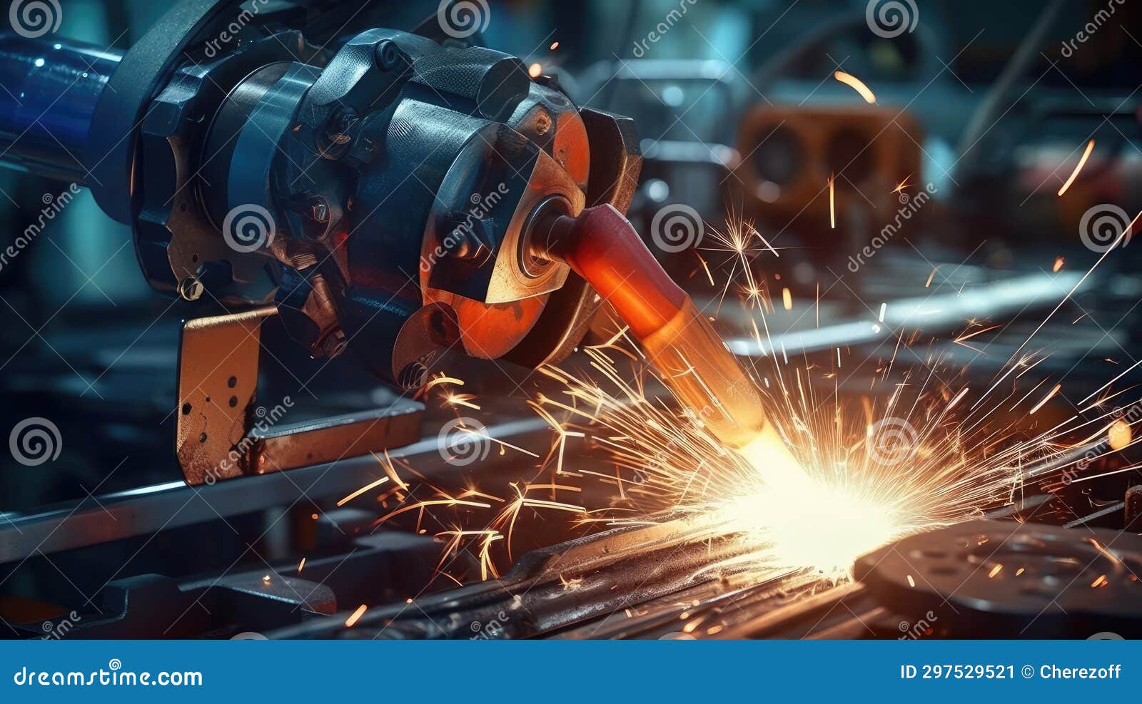 Data Welding Process by Automatic Welding Stock Image - Image of smart ...