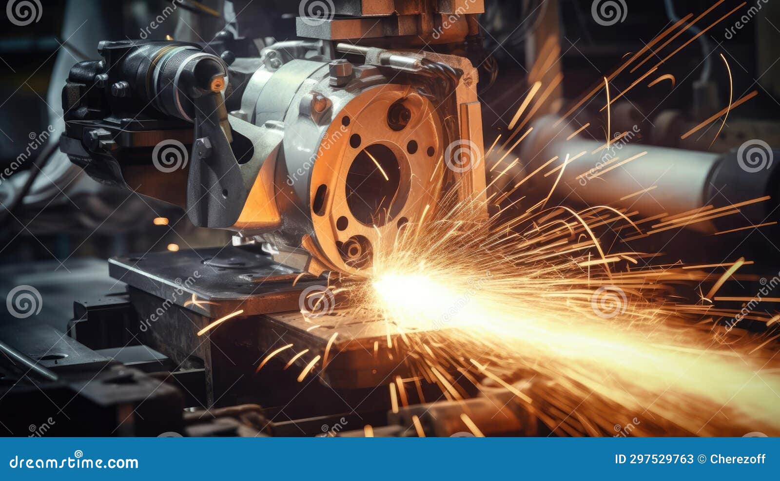 Data Welding Process by Automatic Welding Stock Image - Image of smart ...