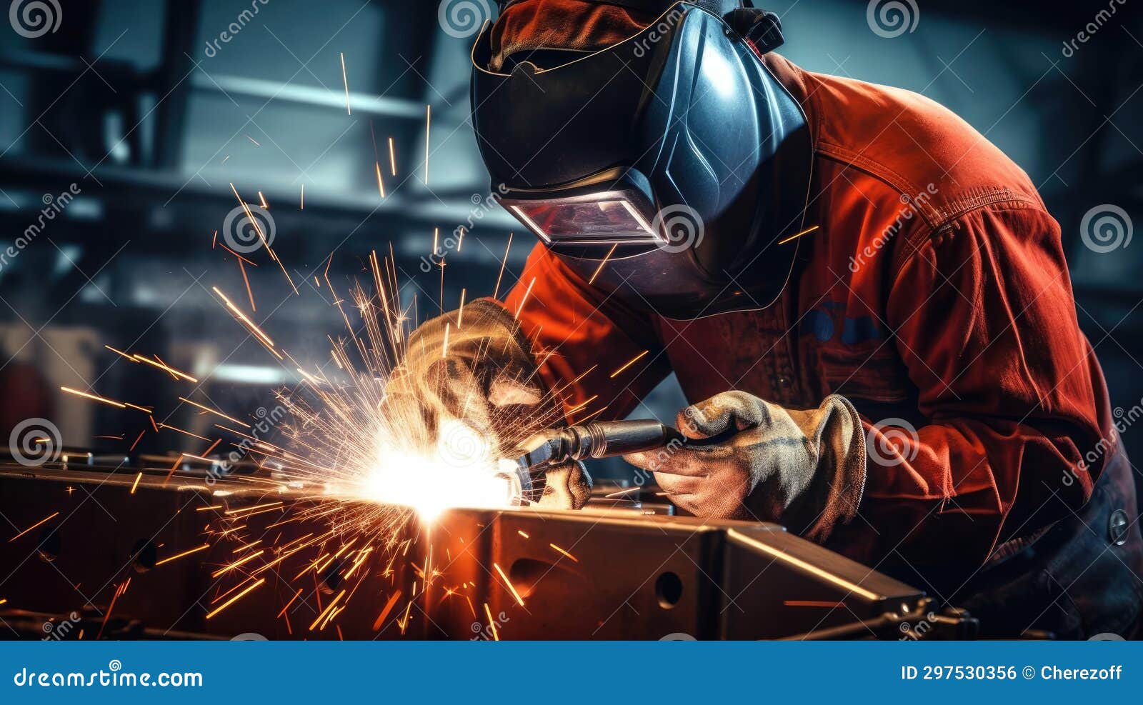 Data Welding Process by Automatic Welding Stock Photo - Image of ...