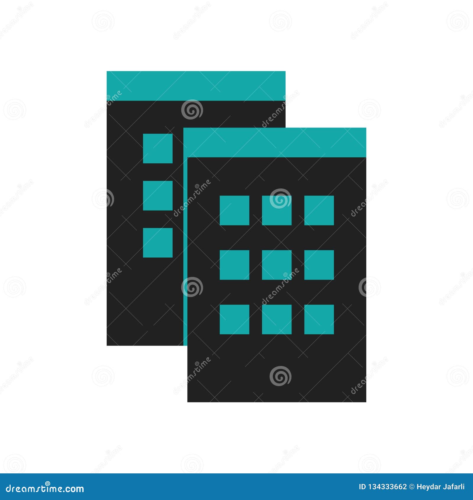 Data Windows Vector Icon On White Background. Flat Vector Data Windows ...