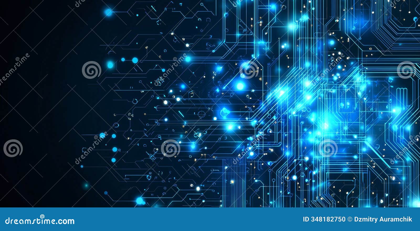 Data Wireframe Waveforms Illustrated in a Futuristic Blue High ...