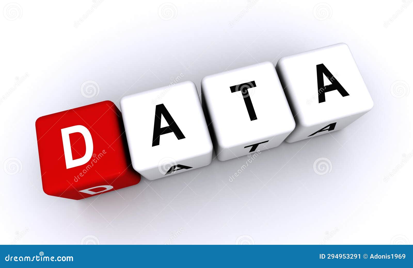 Data word block on white stock image. Image of quality - 294953291