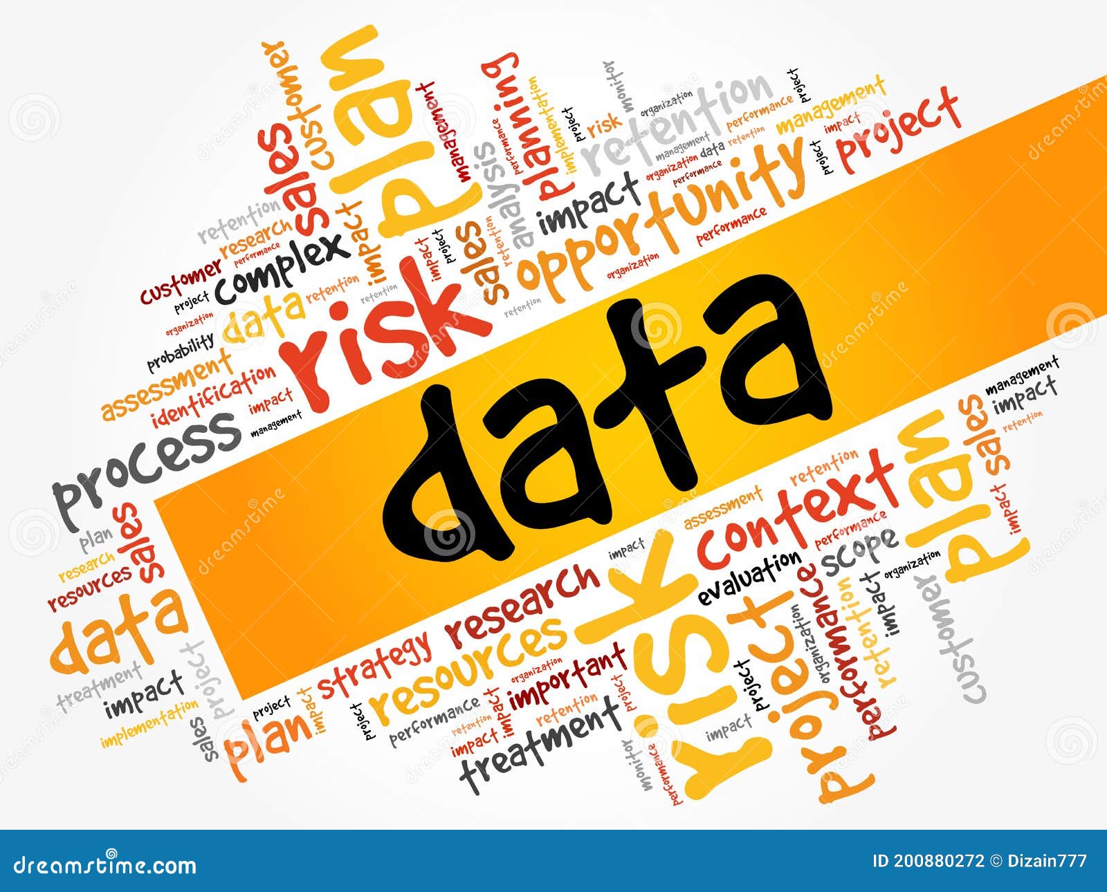 DATA word cloud stock illustration. Illustration of internet - 200880272