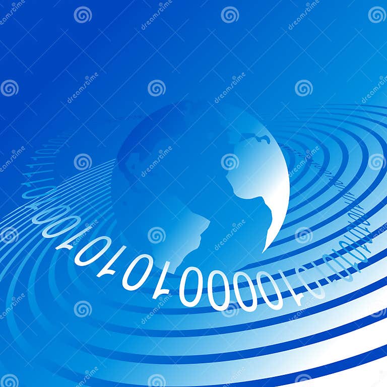 Data World stock vector. Illustration of vector, connected - 3047795