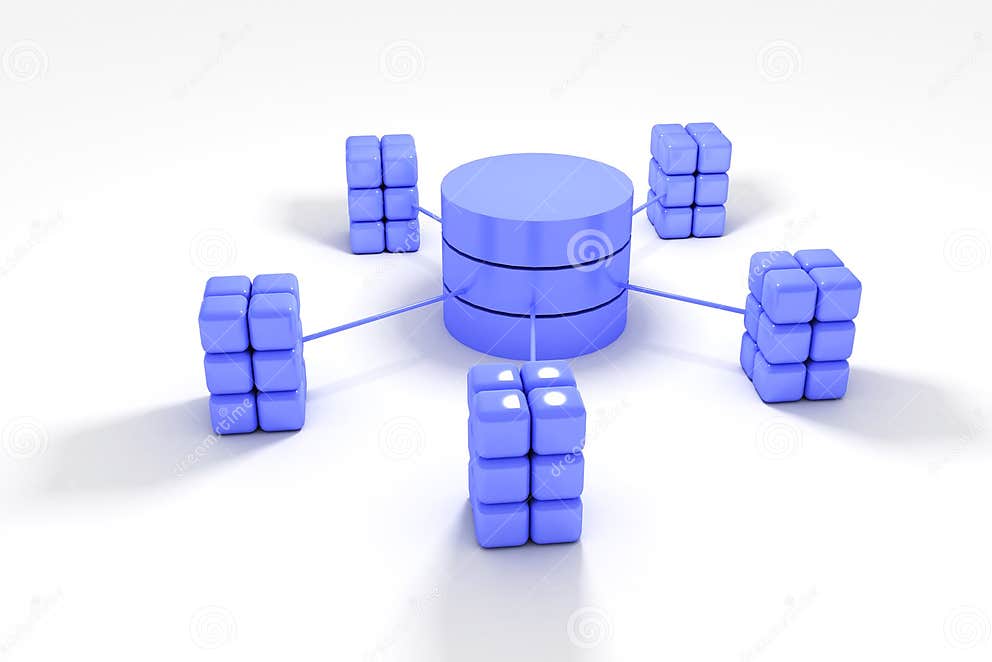 Database stock illustration. Illustration of computer - 29532774