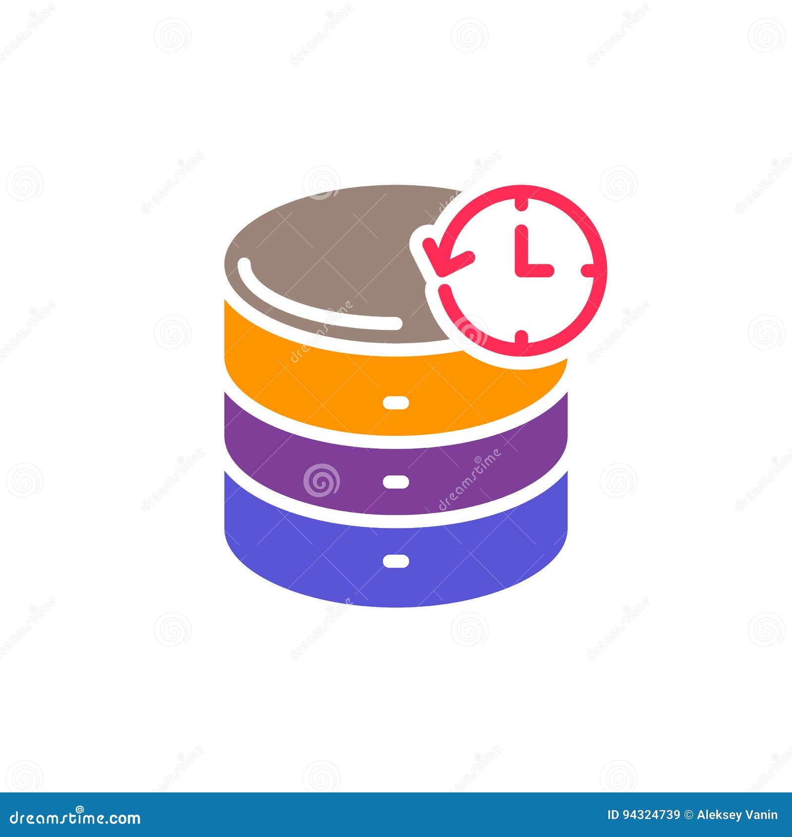 Database Backup Colorful Icon, Vector Flat Sign Stock Vector ... Database Backup Colorful Icon, Vector Flat Sign Stock Vector ...