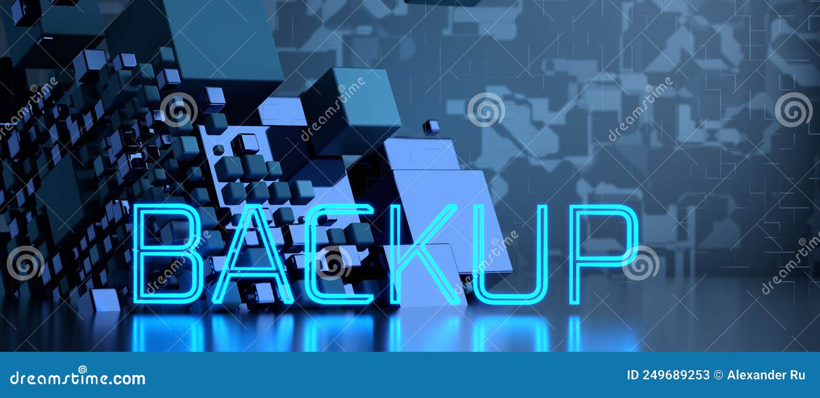 Database Backup. the Concept of Saving Data Stock Illustration ...