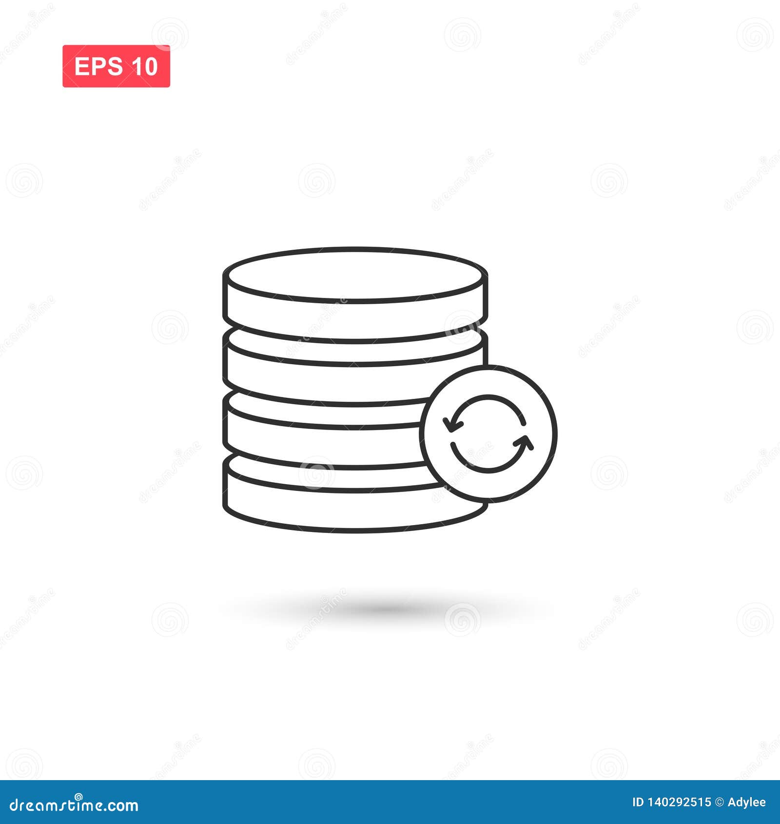Database Backup Icon Vector Design Isolated 3 Stock Vector ... Database Backup Icon Vector Design Isolated 3 Stock Vector ...