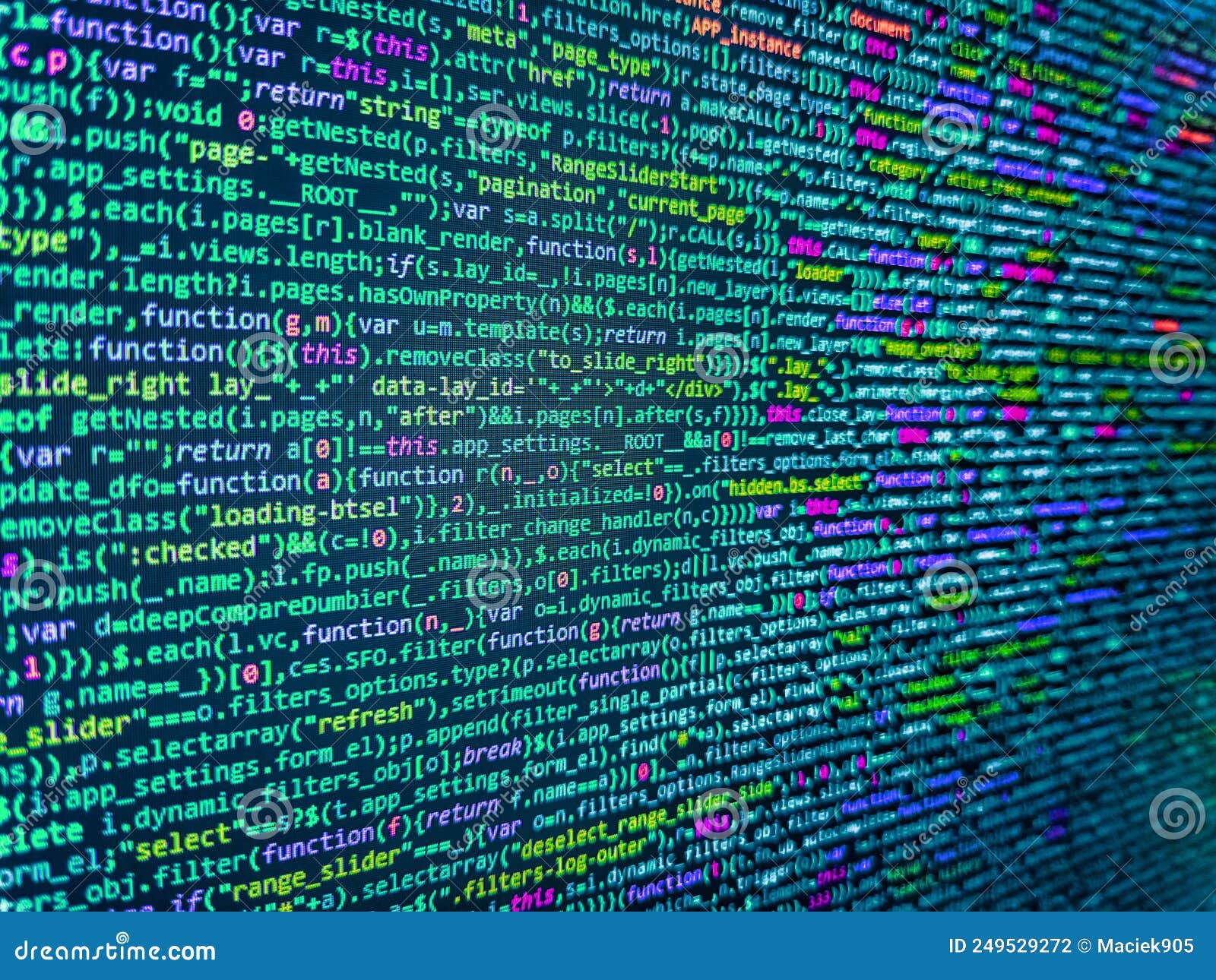 Database Bits Access Stream Visualisation. Binary Code Digital Technology Background. Tensorflow ...