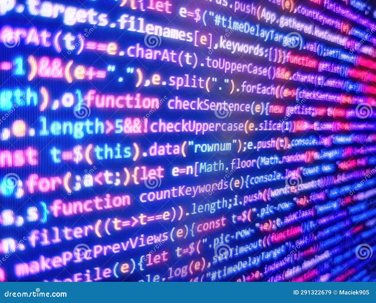 Database Bits Access Web Site Codes On Computer M Big Da Coding Concept Background Stock